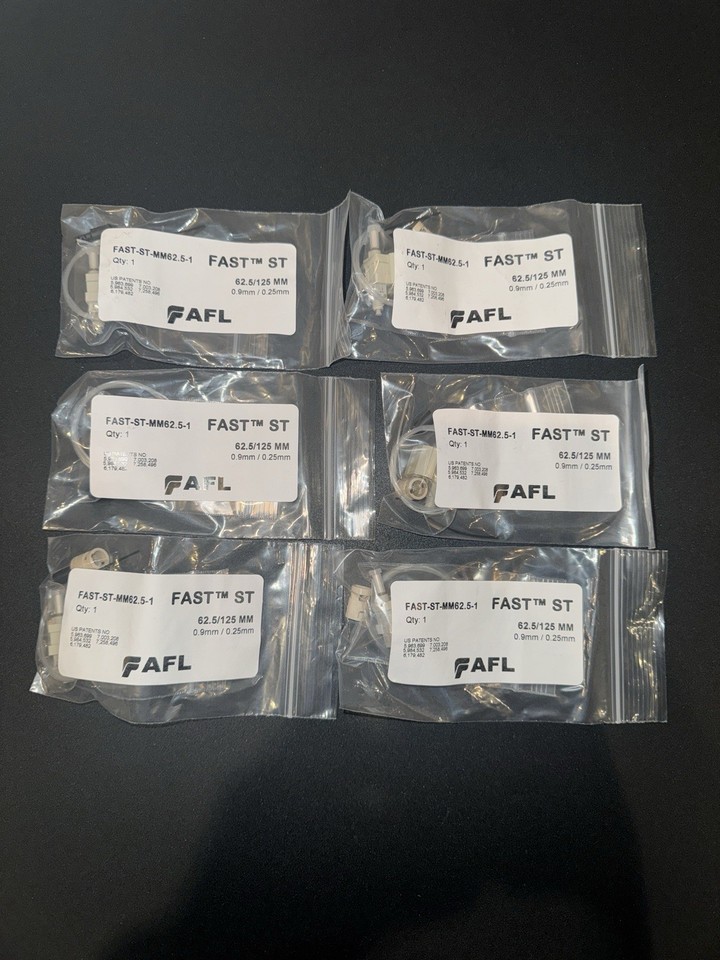 AFL FAST-ST-MM62.5/125 MULTIMODE QTY=6 | eBay