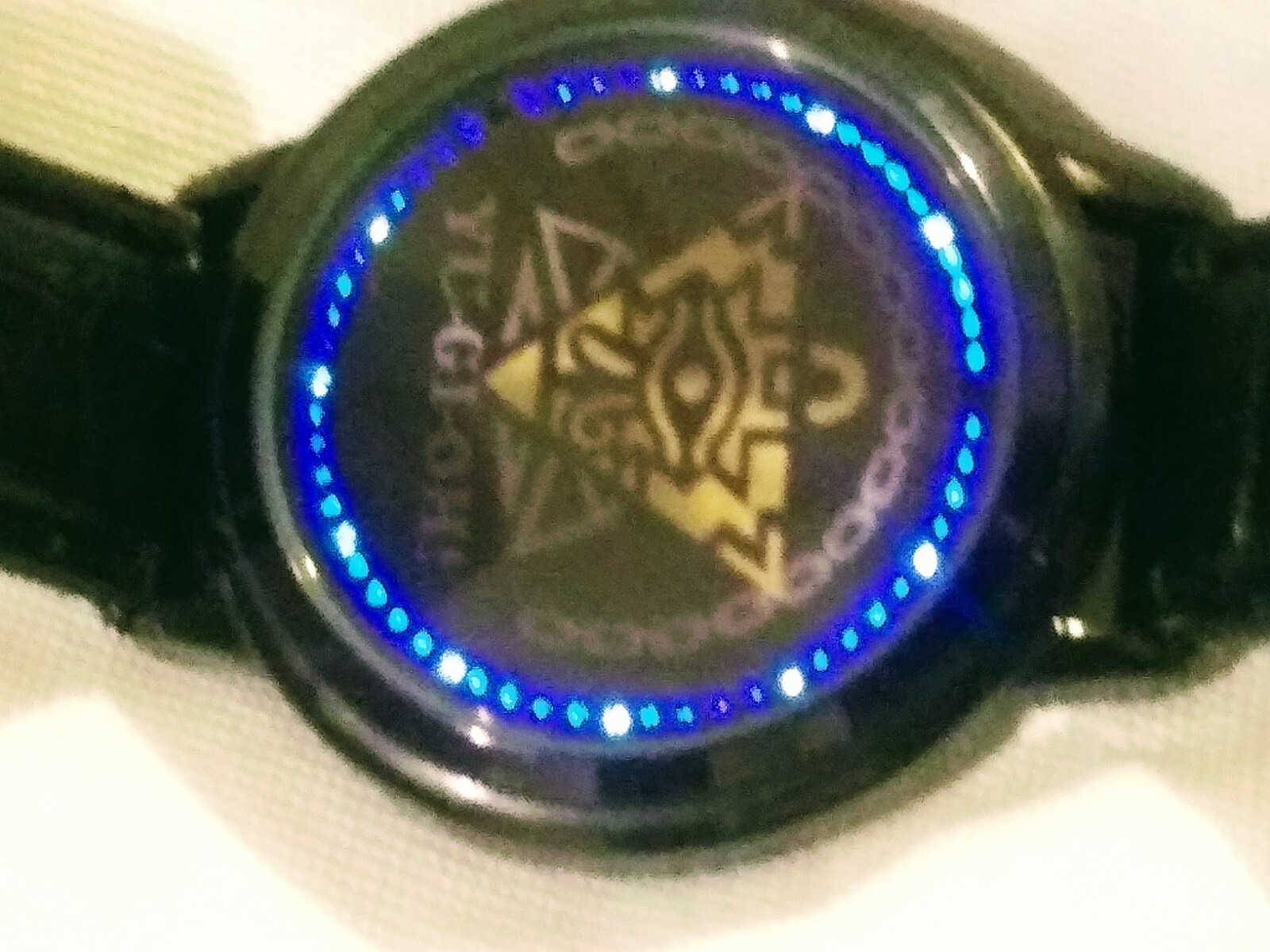 YU-GI-OH WRIST WATCH 3A.TM WATER RESISTANT STAINLESS ST USED EXCELLENT ...