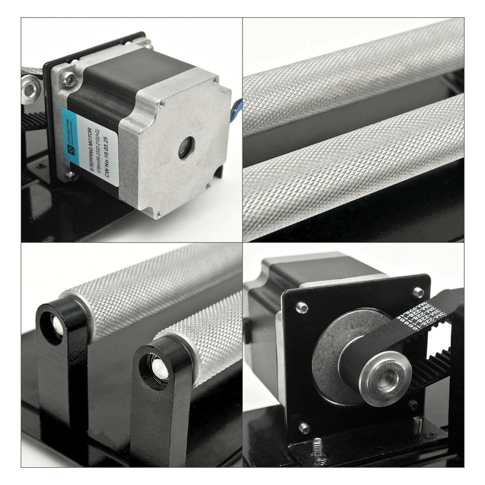 OMTech CNC Rotation Axis Rotary Attachment for CO2 Engraving Cutting ...