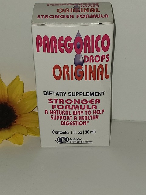 3 PAREGORICO Drops Original Dietary Supplement Stronger Formula 1 FL Oz ...