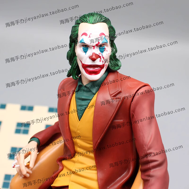 DC Comics Joker Chair Joaquin Phoenix Action Figure Statue Collection ...
