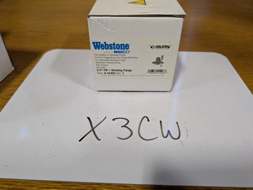H-41403 Webstone 3/4 inch ISOLATOR With Rotating Flange (X3CW) | eBay
