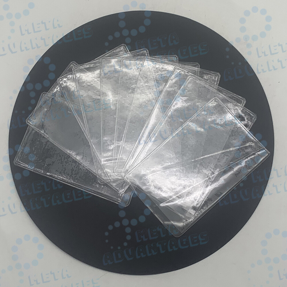 NEW 10PCS Soft Clear Plastic Card Sleeves Protectors for ID Cards | eBay