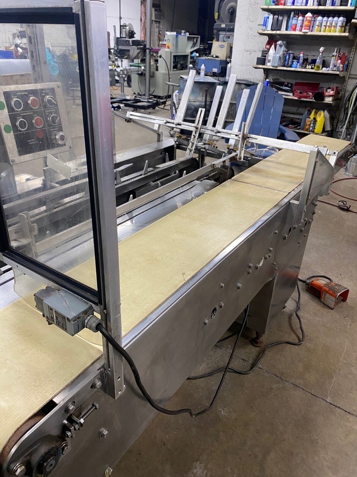 ADCO HAND LOAD HORIZONTAL CARTONER MODEL #15D WITH NORDSON HOT MELT ...