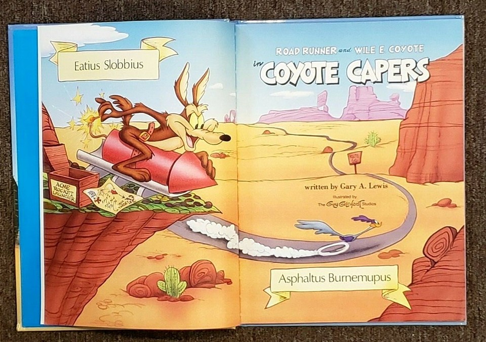 Vintage Road Runner & Wile E. Coyote In Coyote Capers Book 1990 WB ...