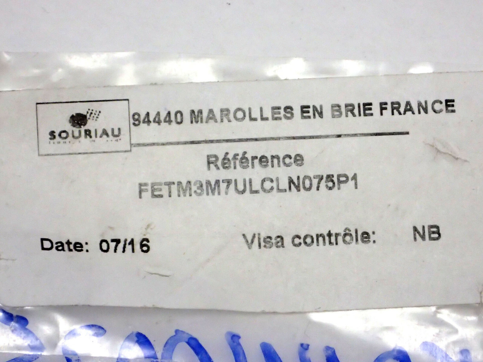 SOURIAU JUPITER FETM3M7ULCLN075P1 STRAIGHT PLUG AIRCRAFT CONNECTOR 7 ...