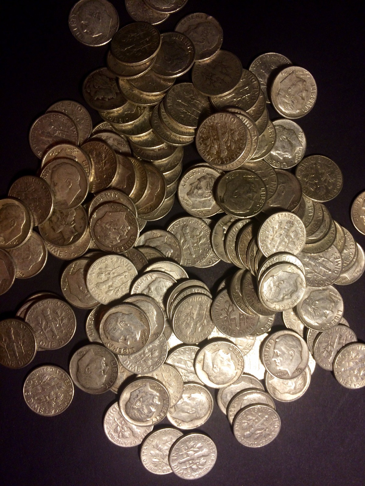 1 LB Bag 16 OZ Mixed U.S. Silver Coins All 90% Silver Coins Pre 1965 1 ...