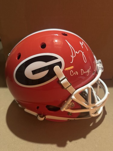 Signed Sony Michel Full Size UGA Helmet with ‘GO DAWGS’ inscribed | eBay