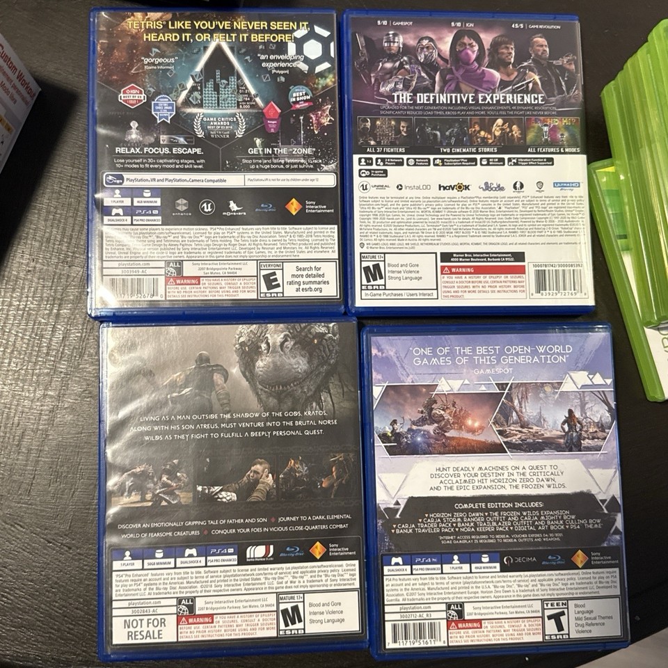 33 RANDOM Video Game Lot : XBOX 360,XBOX ONE, PS1,PS3,PS4, PS5, Switch ...
