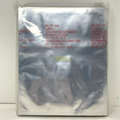 MIL-DTL-117, Type I, Class E, Style 1 Bags, 9" X 11" - 100 pk | eBay