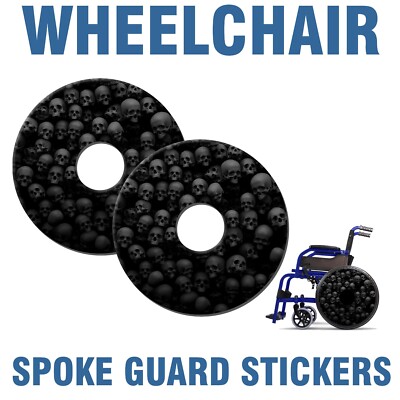 Wheelchair Spoke Guards Graphics Self Adhesive Stickers Personalised ...