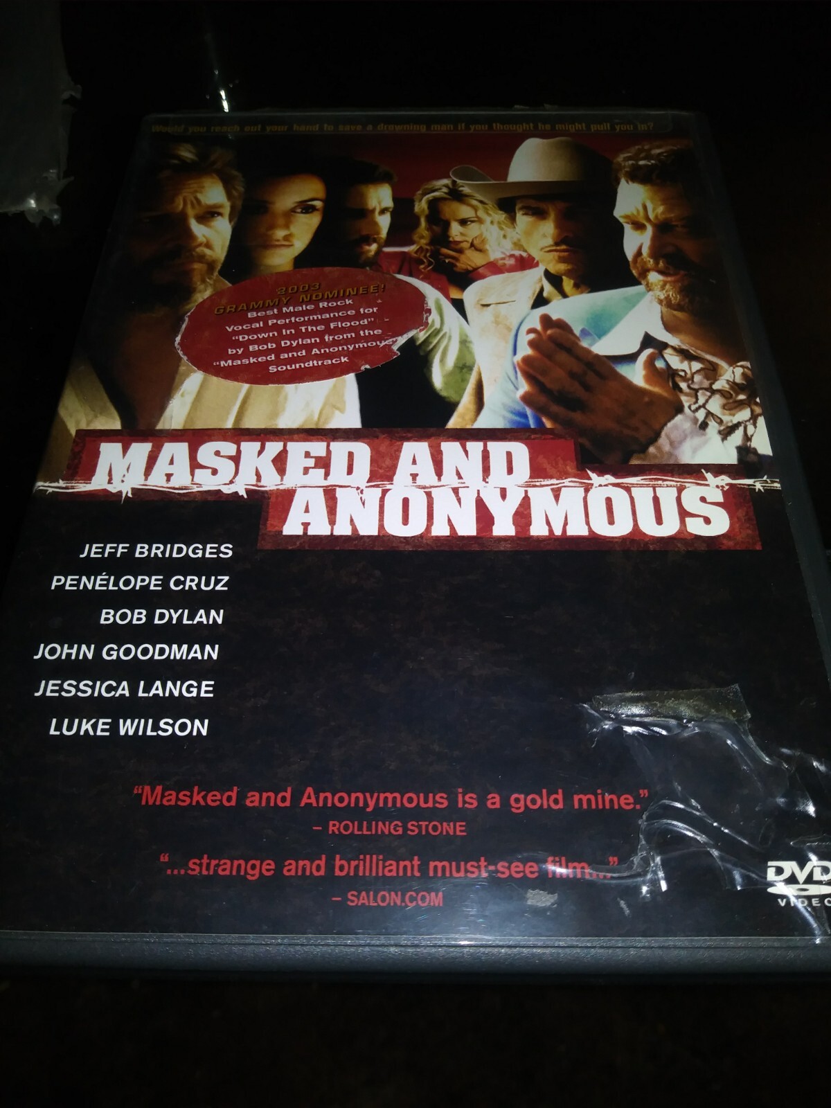 Masked and Anonymous DVD 2004 Bob Dylan Jeff Bridges Jessica Lange ...