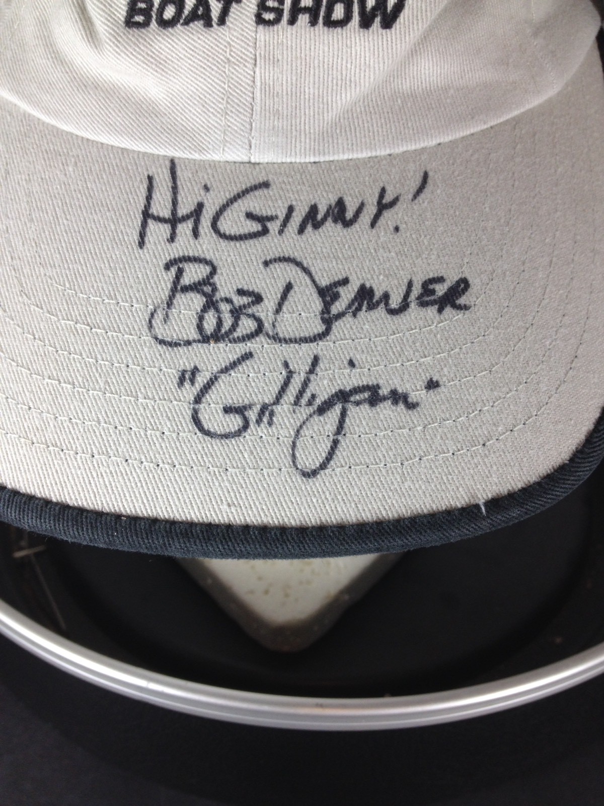 Bob Denver "Gilligan's Island" Autograph Inscribed Hat NWT, PSA Grade 8 ...