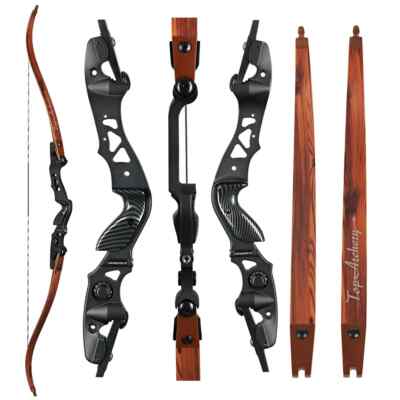 Archery Recurve Bow Powerful Competitive Hunting Take Down Bow Aluminum Alloy | eBay