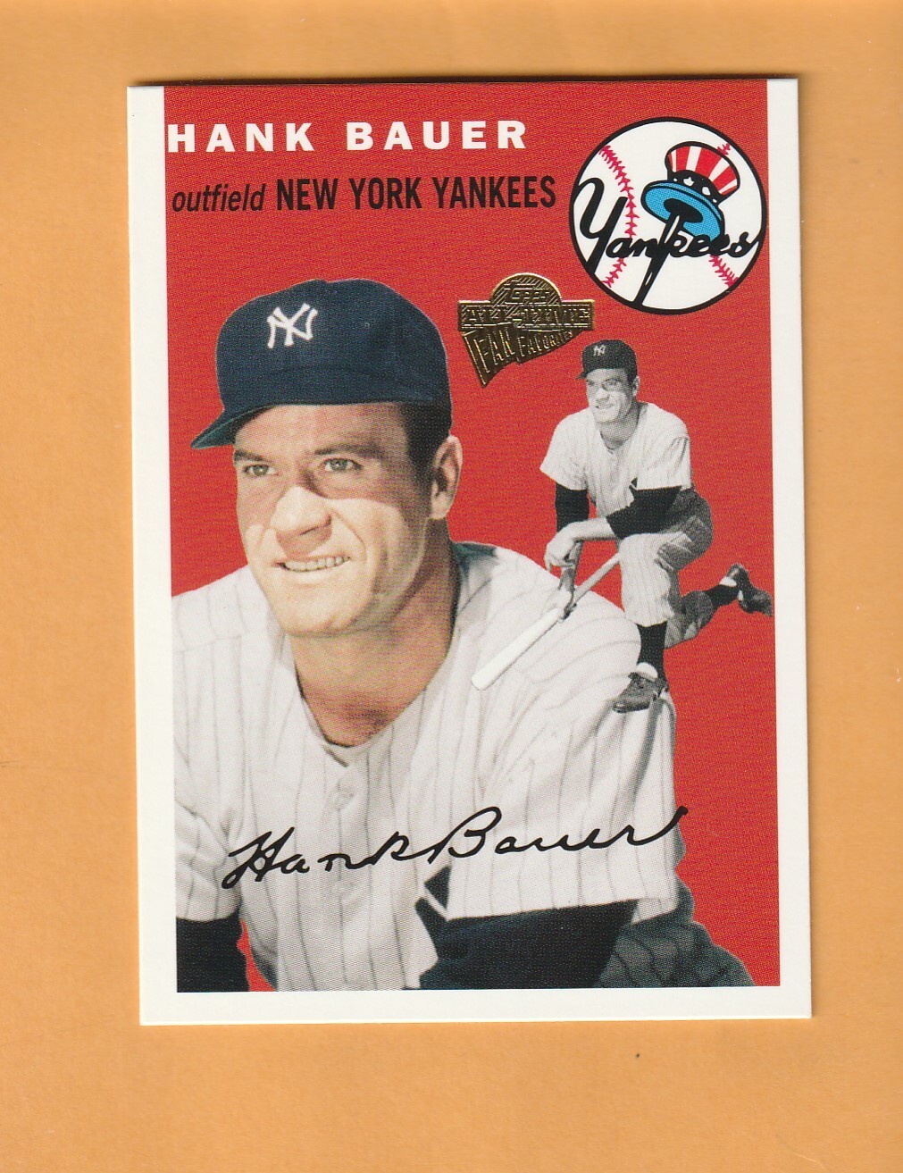 Hank Bauer New York Yankees 2005 Topps All-Time Fan Favorites #103 6K ...
