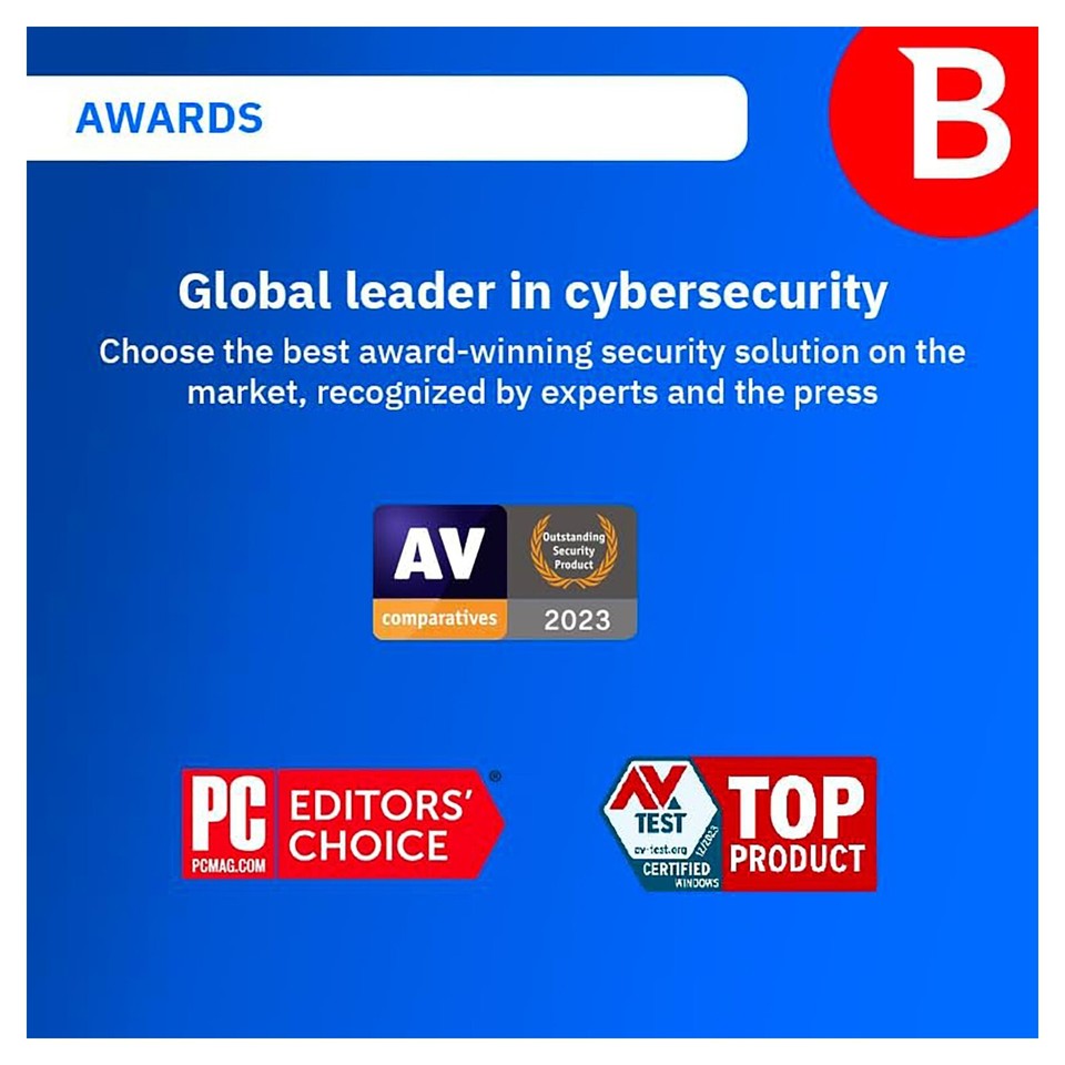 Bitdefender Total Security 2026 200MB VPN 5 PC Devices 2 Years (EMAIL ...