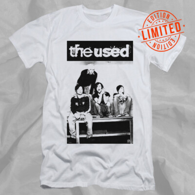 The Used Band Members Retro Style White T-Shirt S-5XL | eBay