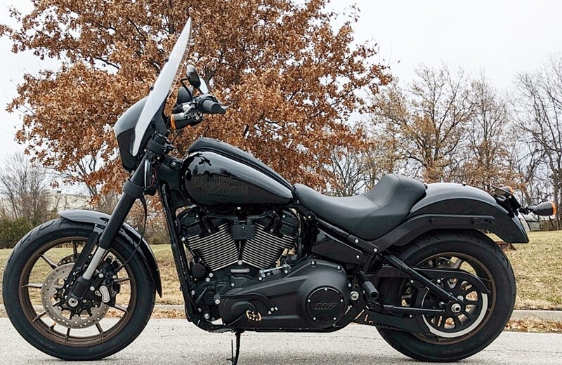 Calsci 13.5" Clear Touring Windshield for Harley Low Rider S FXLRS 2018 ...