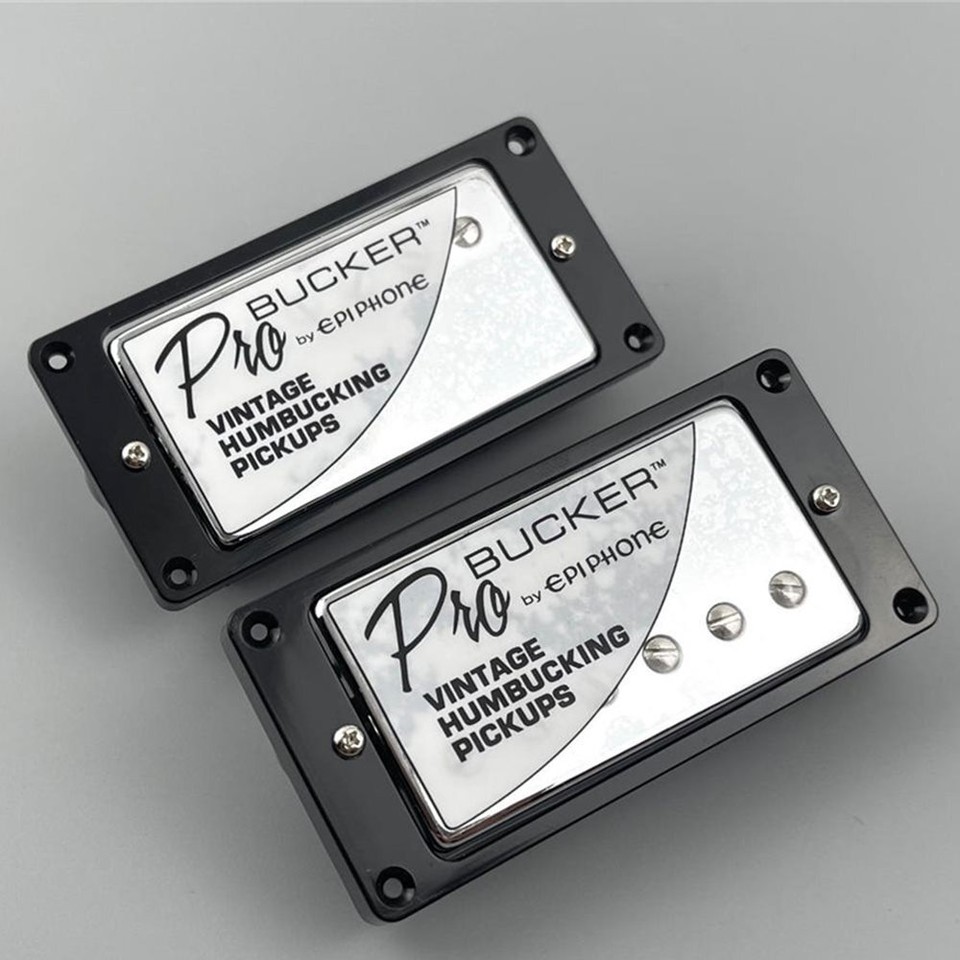 Epiphone ProBucker Humbucker Alnico 5 Chrome Pickup Set for LP&SG 5 ...