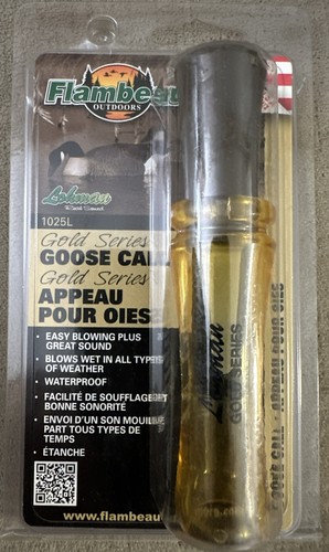 NEW Flambeau LOHMAN REAL SOUND Gold Series Goose Call ~ MADE IN USA ...