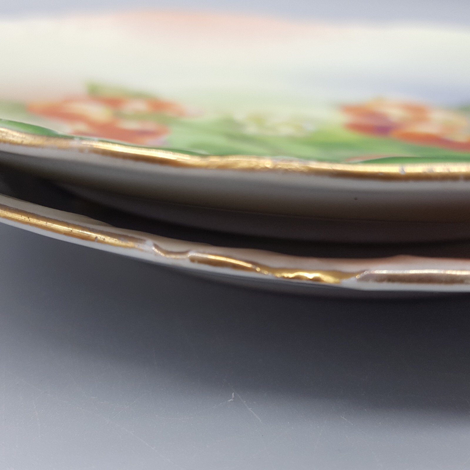 Eagle China - Austria, Fruit Pattern 6" Plates - Cherries, Peaches ...