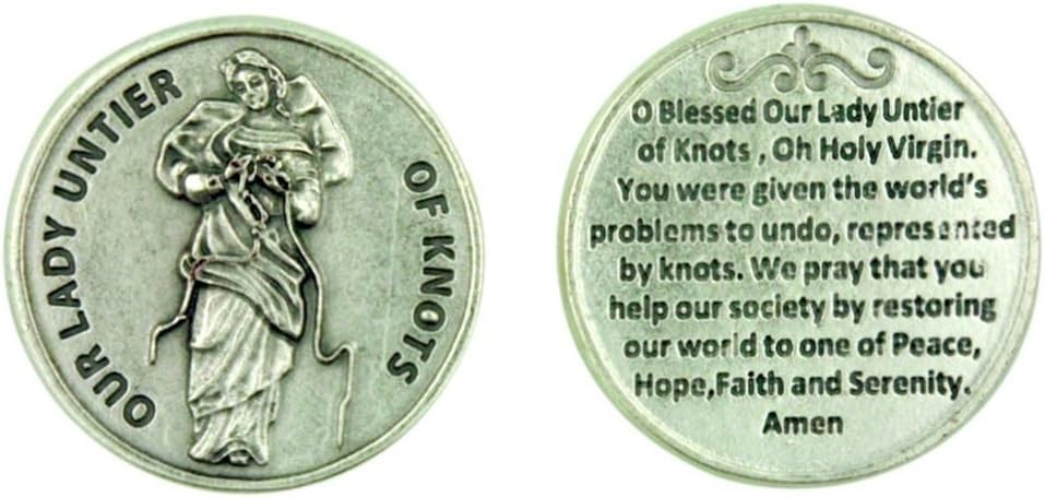 Lumen Mundi Blessed Virgin Mary Our Lady Untier of Knots Pocket Token ...