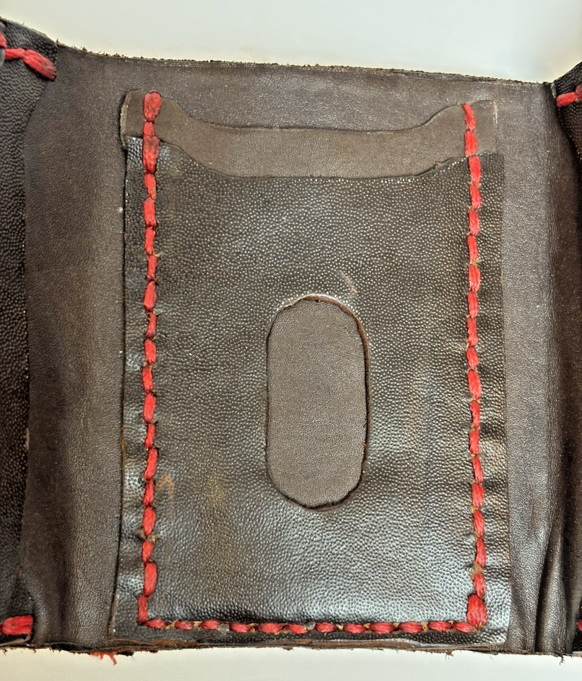 Re-Purposed Vintage Wilson Baseball Glove Wallet Handmade Leather ...