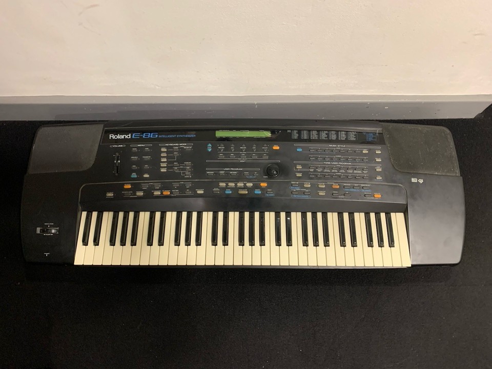 Vintage ROLAND E-86 Synthesizer Keyboard | eBay UK