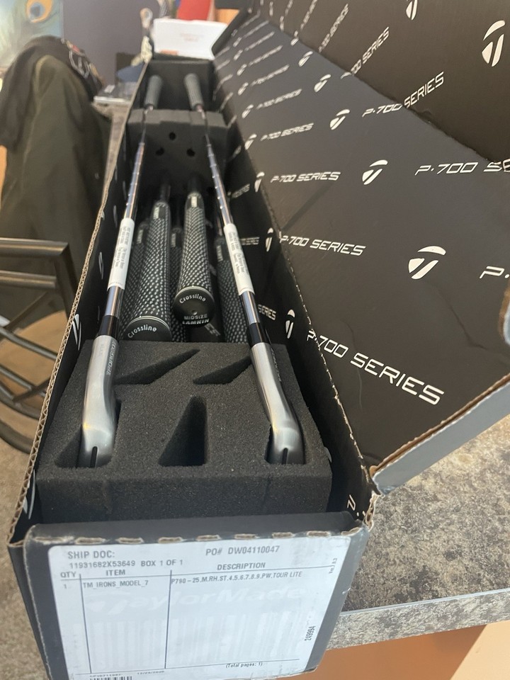 TaylorMade P790 Iron Set 4-9, PW KBS Tour Lite Regular Steel Right ...