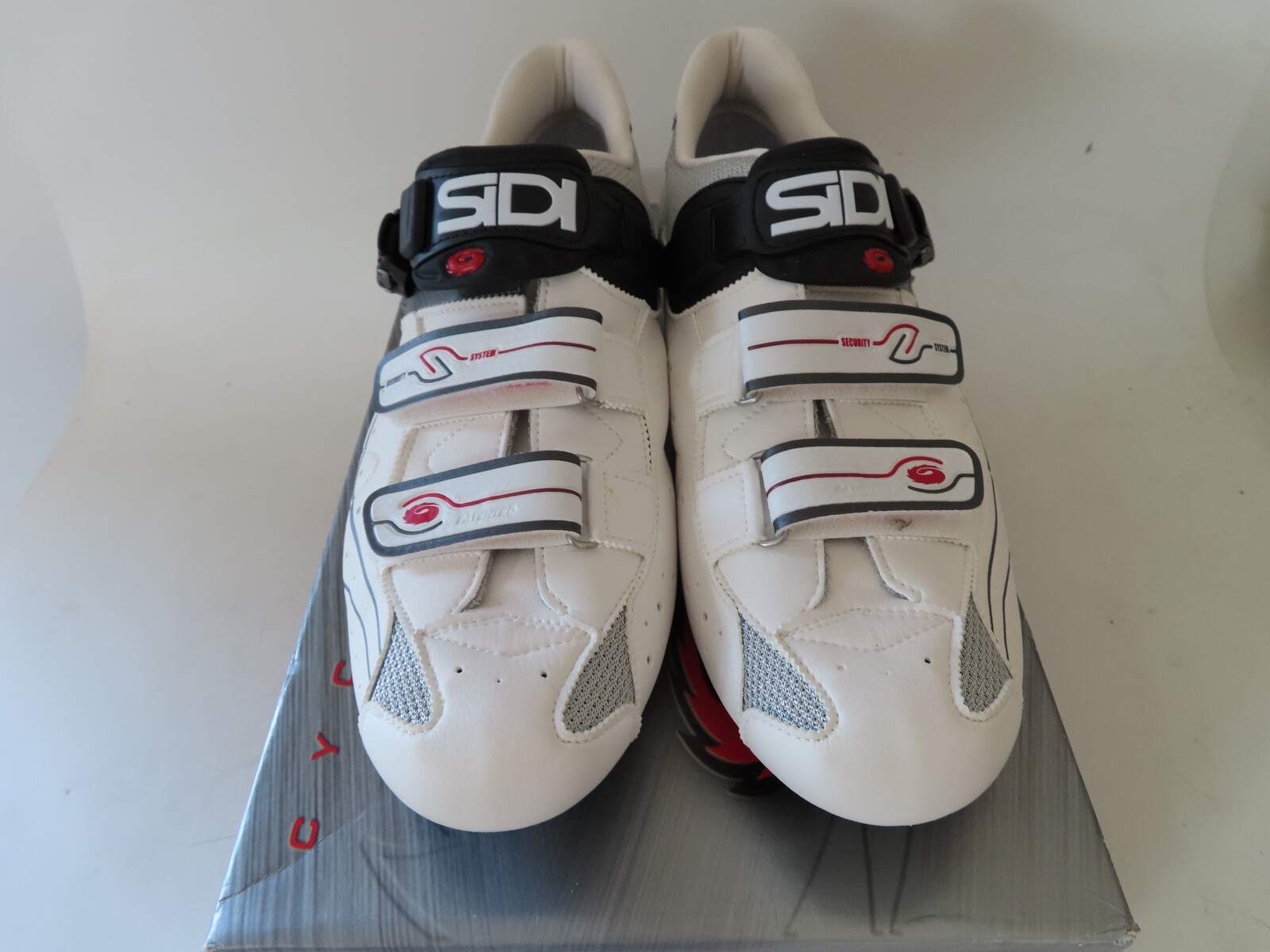 SIDI Genius 5.5 Size 47 carbon composite sole synthetic leather cycling ...