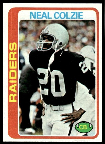 1978 TOPPS NEAL COLZIE B RC OAKLAND RAIDERS #169 | eBay