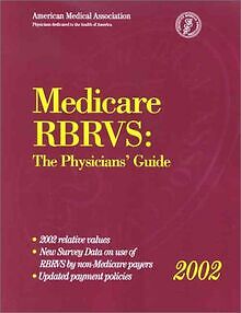 Medicare RBRVS: The Physician's Guide, 2002 von American... | Buch ...