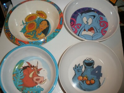 Child's Zak, Peter Pan, Kibouki Plastic Bowl YOU CHOOSE STYLE Aladdin ...