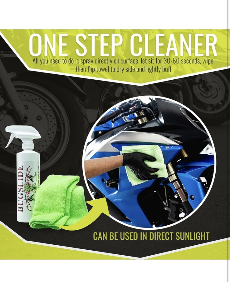 BugSlide 16oz - Windshield Cleaner & Bug Remover - Polish and Protect ...