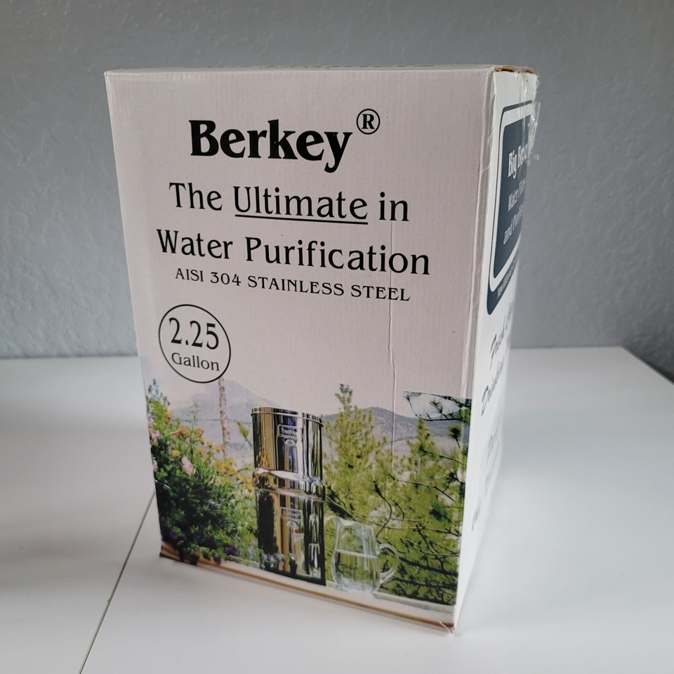 Big Berkey Gravity-Fed Stainless Steel Countertop Water Filter System 2.25 Gal 94922528254| eBay