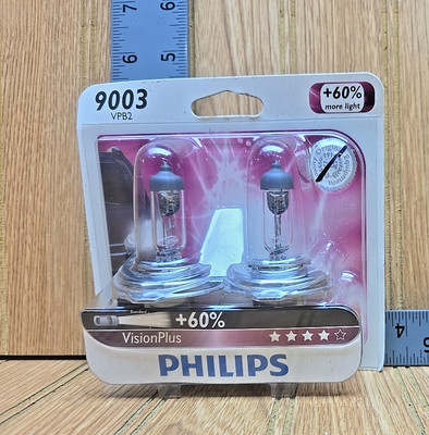 Philips VIsion Plus 60% 9003 HB2 H4 60/55W Two Bulbs Head Light Lamp Replacement | eBay
