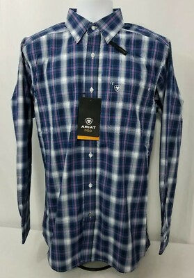 Ariat Achmen Pro Series Long Sleeve Western Shirt. Mens size SMALL ...