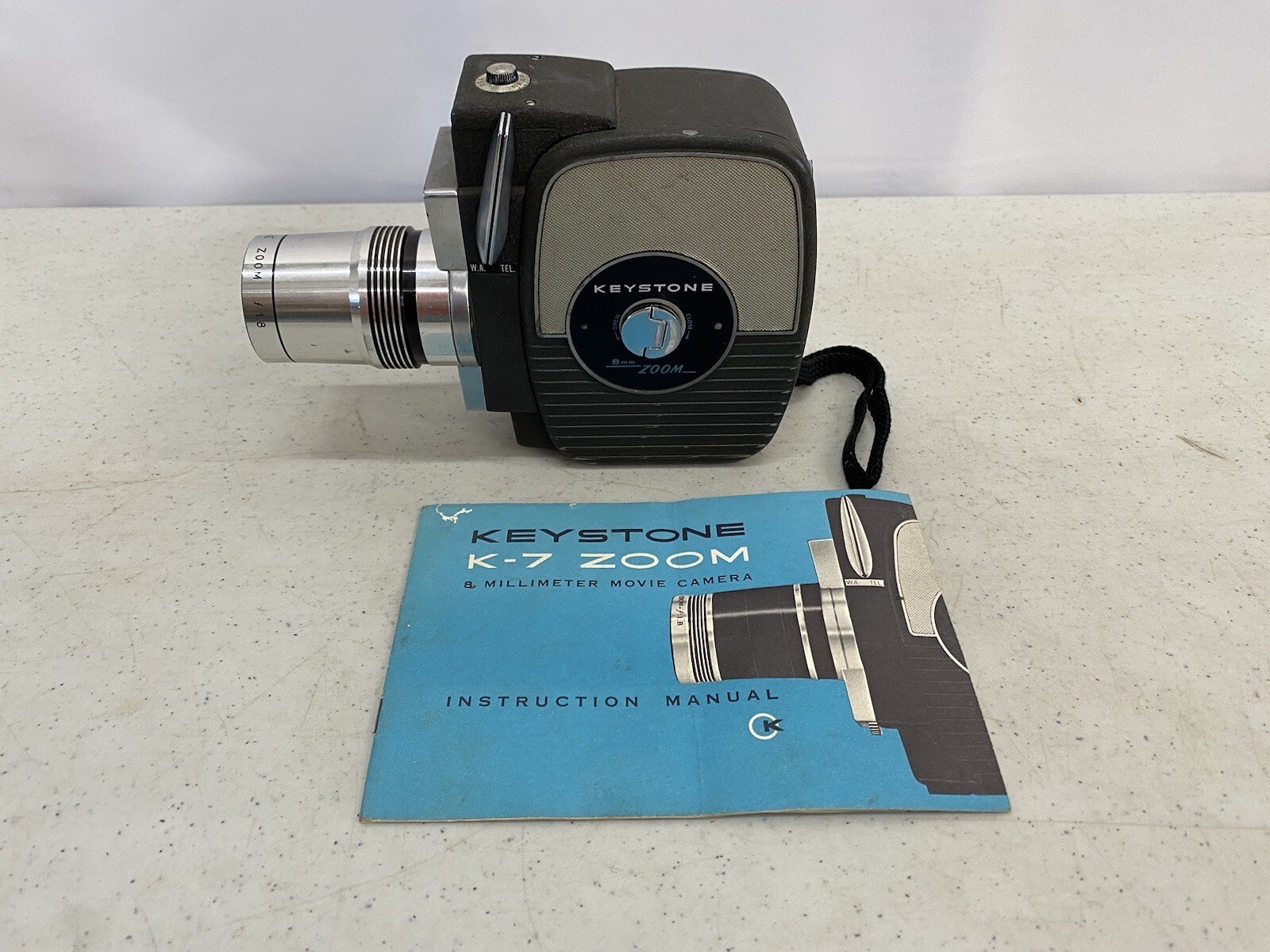 Vintage Keystone K-7 Deluxe Electric Eye Zoom 8 MM Camera | eBay