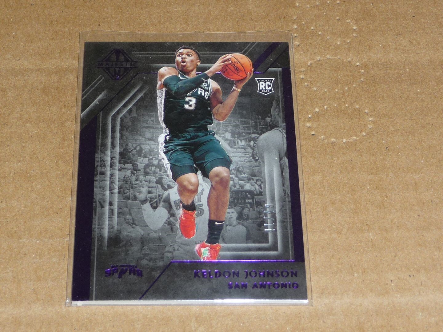 2019-20 Panini Chronicles - Majestic Keldon Johnson #340 Purple /49 (RC ...