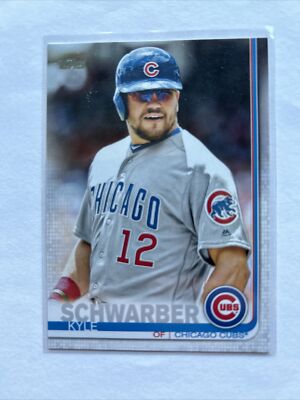 2019 Topps #349 Kyle Schwarber SP Short Print Variation Gray Uniform ...
