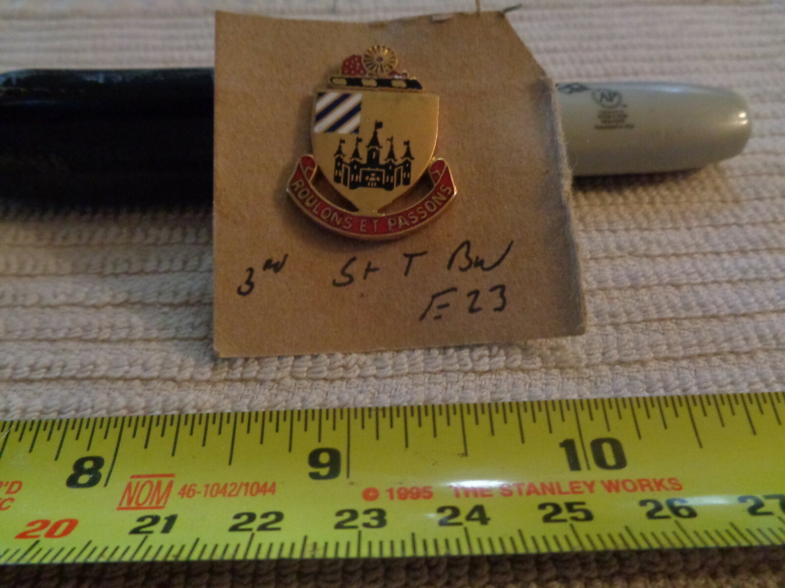 3rd S & T Battalion E23 Unit Crest, DI, DUI (DRAW#BB) | eBay