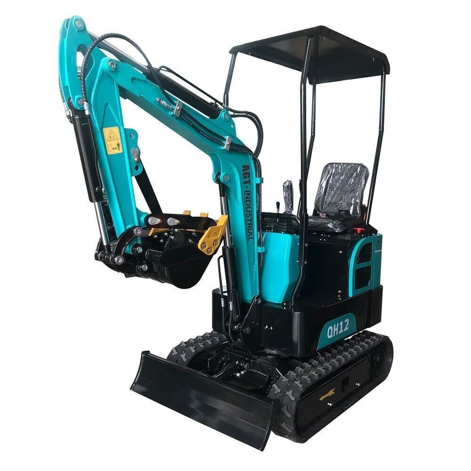 NEW AGT 13.5 HP 1 ton Mini Excavator Digger Tracked Crawler B&S EPA Gas ...