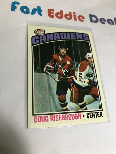 TOPPS HOCKEY 1976-77 DOUG RISEBROUGH CARD 109 MONTREAL CANADIENS ...