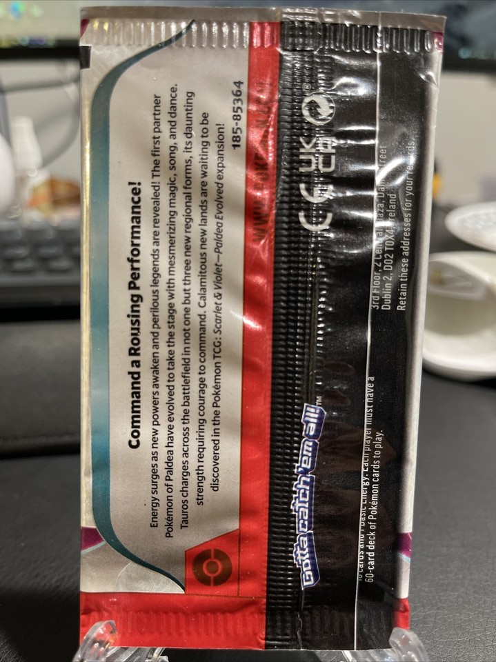 Pokemon Sampling Pack (3 Cards)— Paldea Evolved - Fun Pack - RARE ...