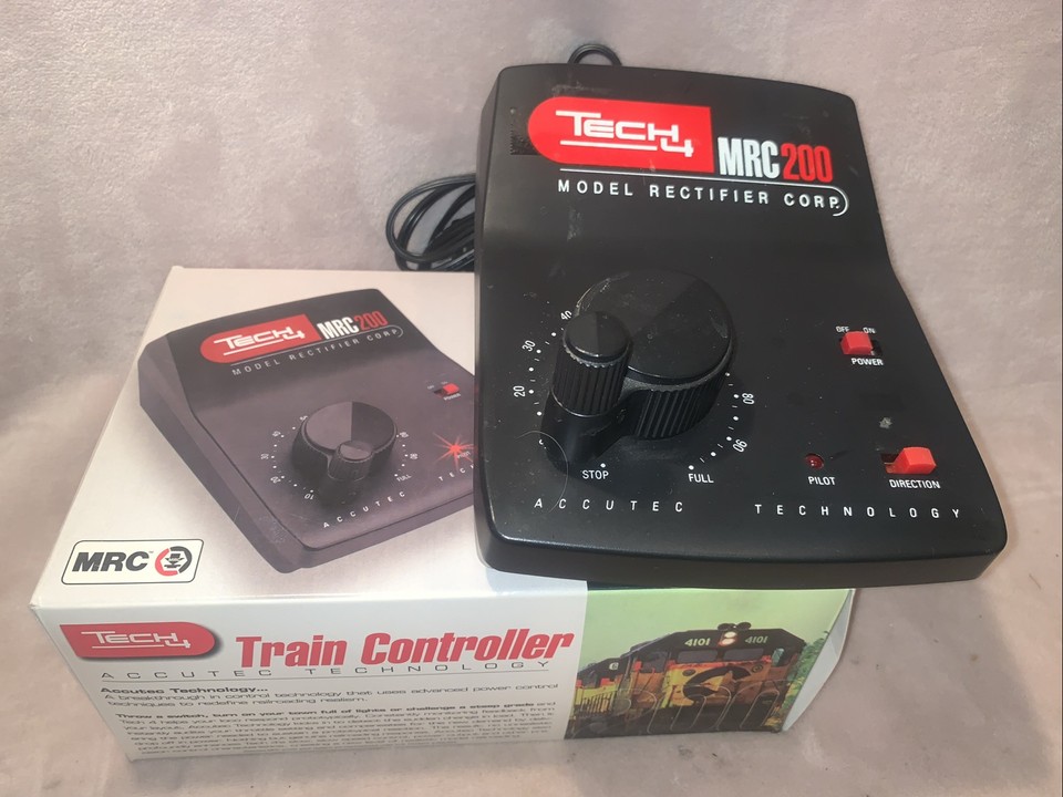 Tech 4 MRC 200 Train Controller Accutec Technology MRC W/ Box Tested ...