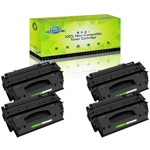 4PK Q7553X 53X Toner For HP LaserJet P2015d M2727nf MFP P2011 P2012 ...