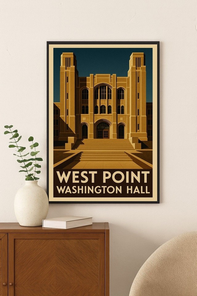 West Point Washington Hall Poster 🎓🇺🇸 - 24x36” 200gsm Premium Matte ...