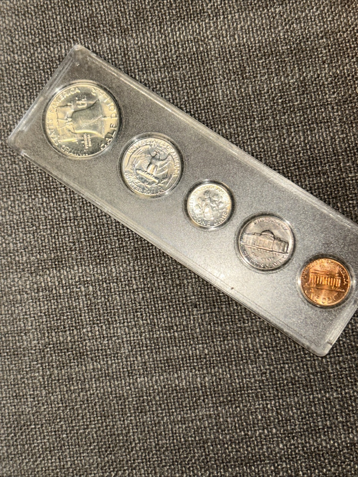 1960’s US Mint ProofSet Displayed in Whitman Holder (5 pieces) Similar ...