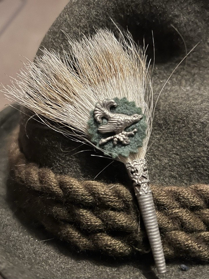 1990s CAPO men’s green Alpine/Bavarian style hat from Austria 56cm UK 6 ...