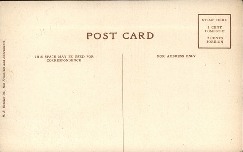 Nob Hill San Francisco California view vintage postcard h743 | eBay